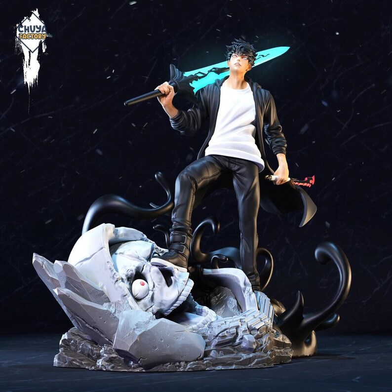 Sung Jin-woo ~ Solo Leveling ~ 3d Resin Printed Figurine ~ Garage Kit ...