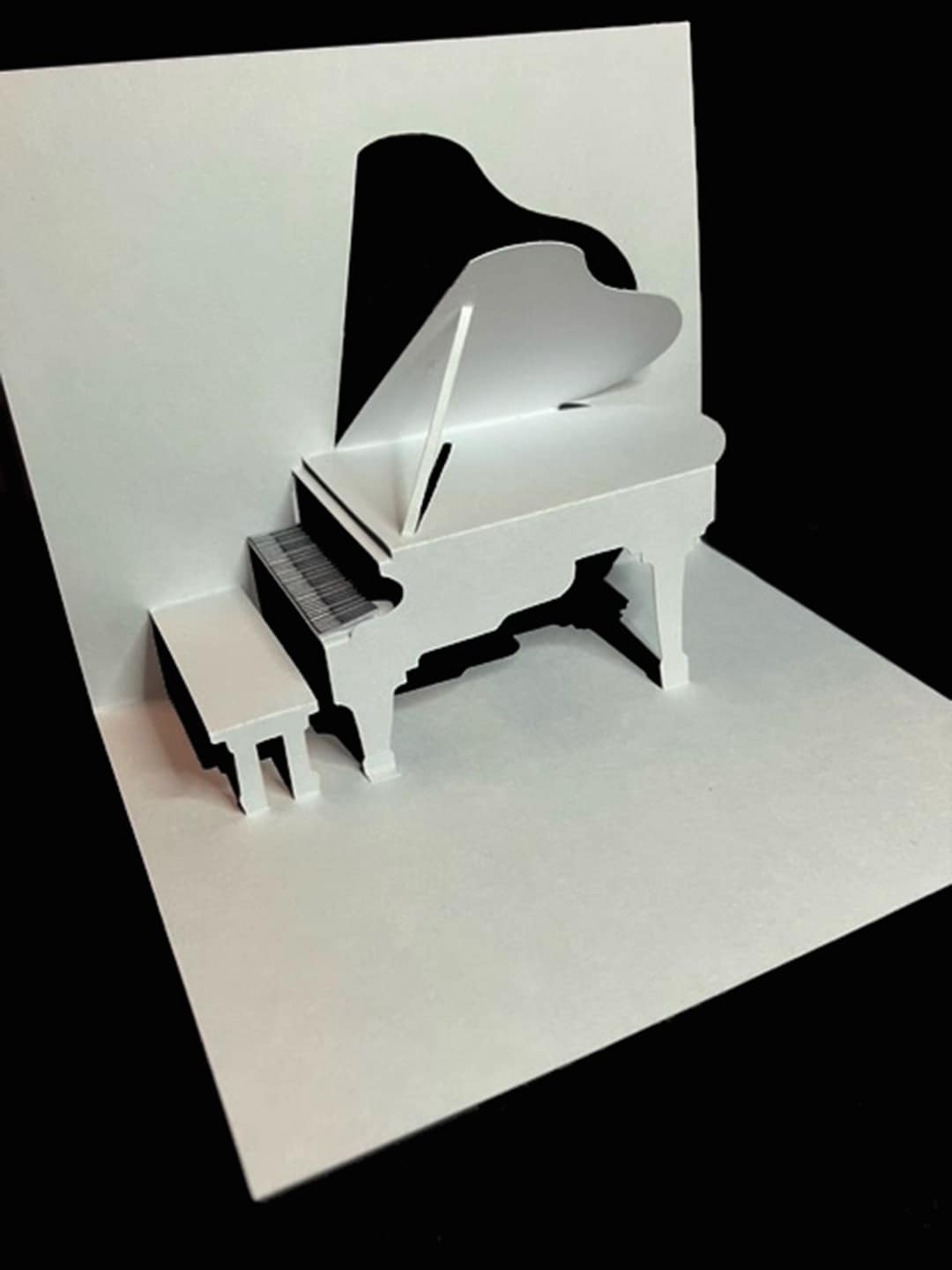 SVG File Pop up Grand Piano Card DIY Project Cricut Explore, Maker ...