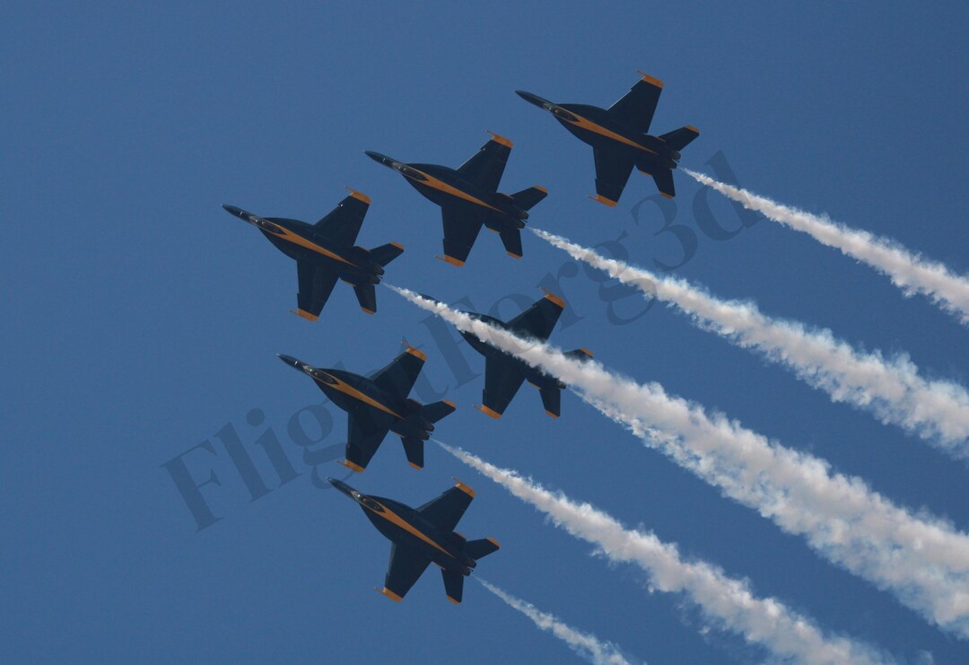 Digital Download - Blue Angel Delta, Color - Etsy