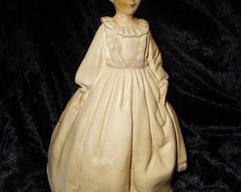Chalkware Doll - Etsy
