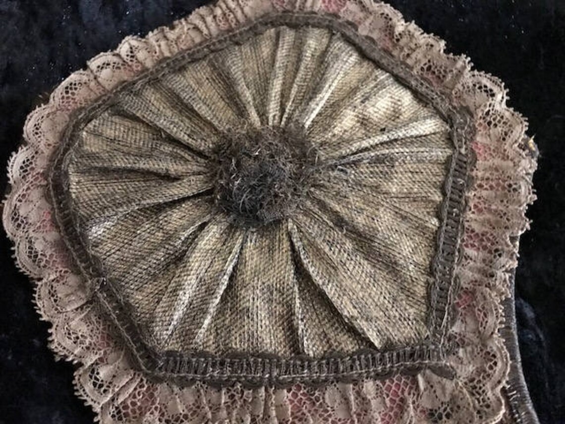 Ribbonwork Hand Mirror With Bullion Lace ffs5139 - Etsy