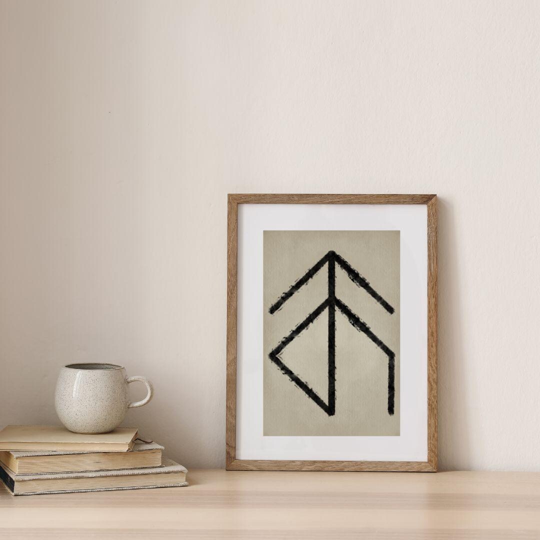 Energy Boost Bindrune Instant Digital Download — Witchcraft Symbol ...