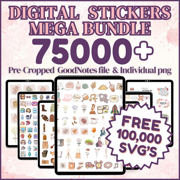 Seasonal Sticker Bundle - Etsy