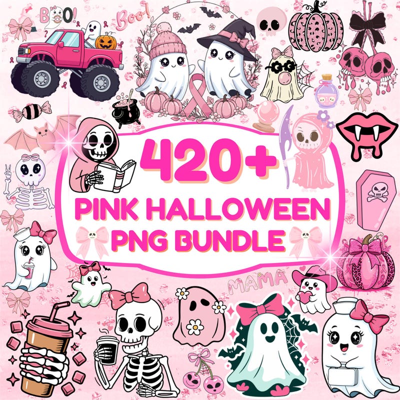 Pink Pumpkin Clipart - Etsy