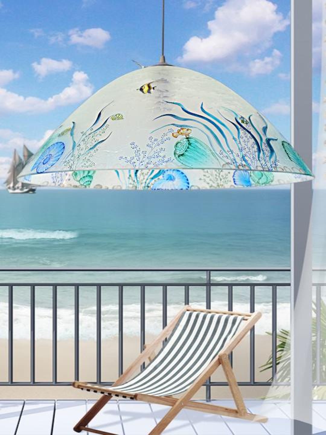 Pendant Light Coastal Lighting Lamp Shade Light Beach Style Lighting ...