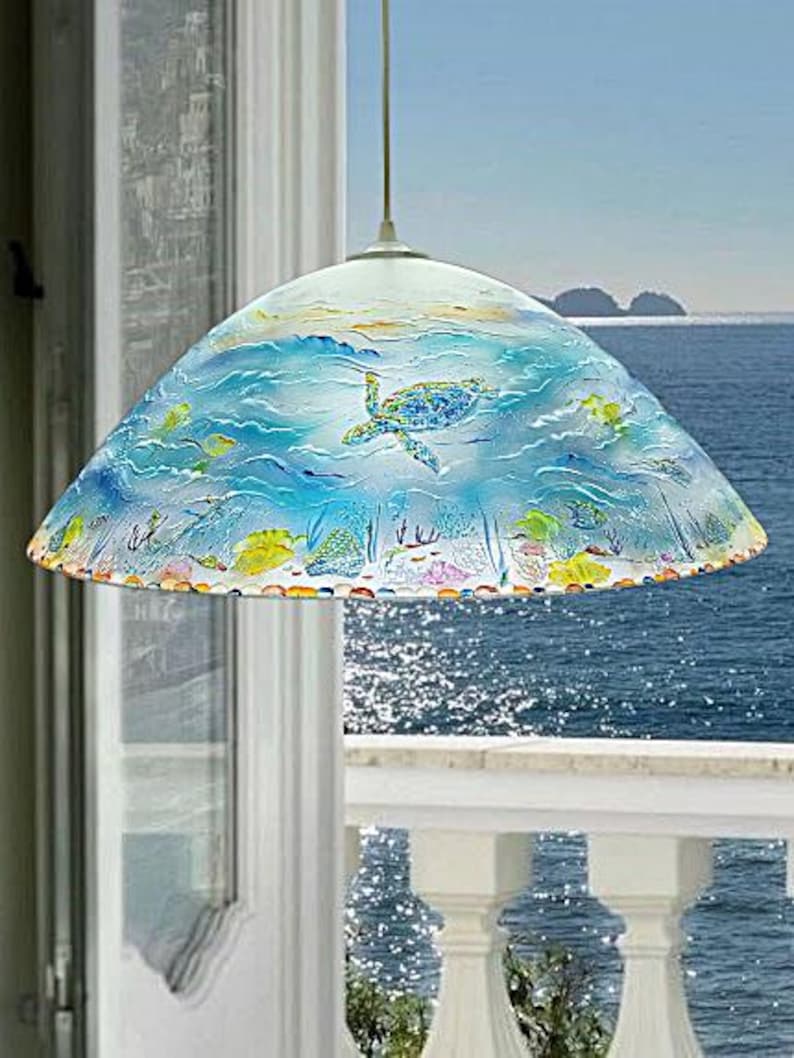 Pendant Light Coastal Lighting Lamp Shade Light Beach Style Lighting ...