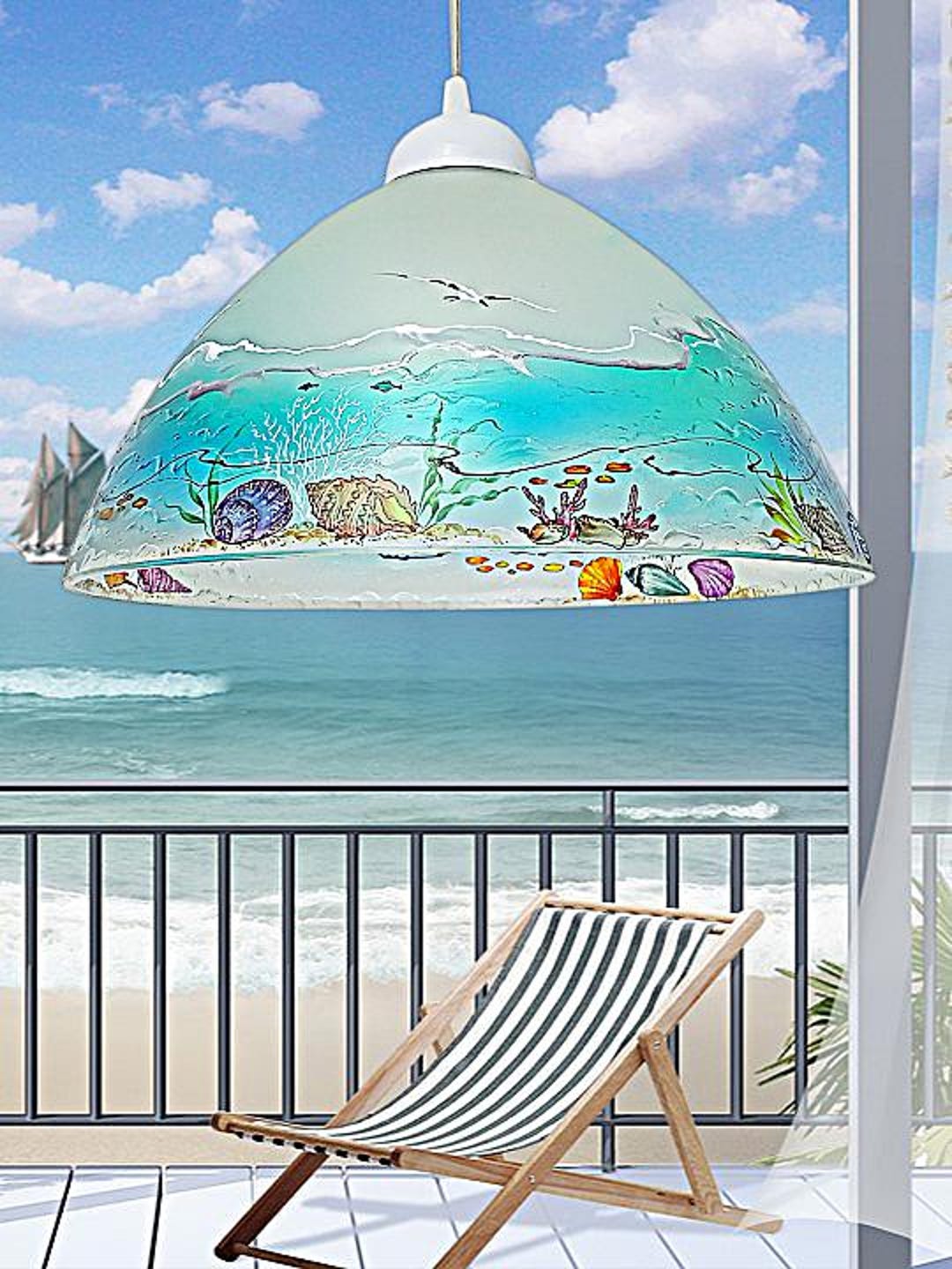 Pendant Light Coastal Lighting Lamp Shade Light Beach Style Lighting ...