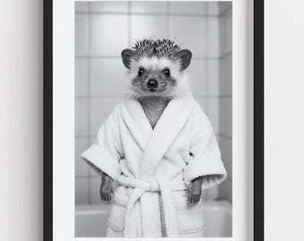 hedgehog bathrobe