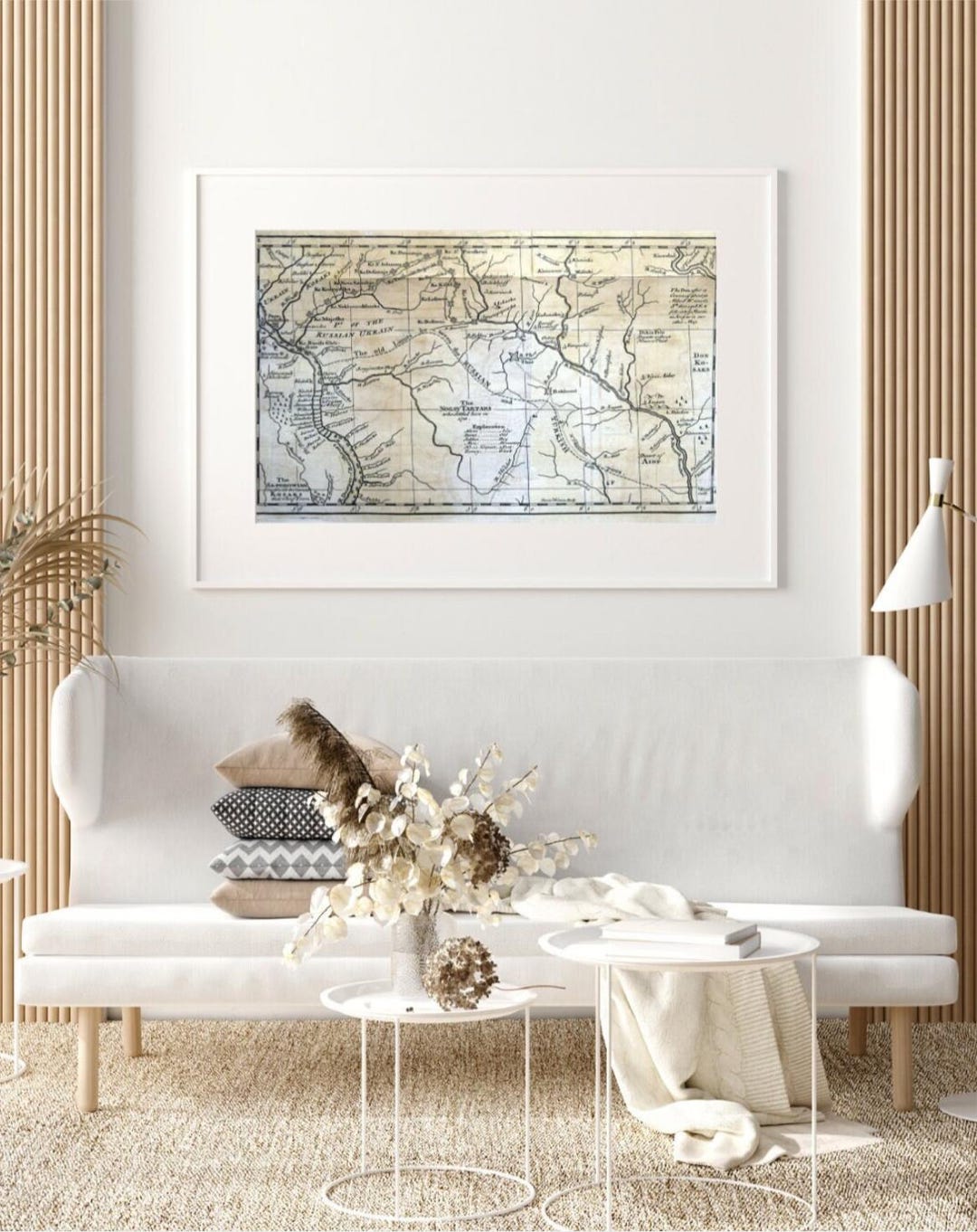 1732 Map of Russia and Ukraine, Digital Download, Printable Art Work ...