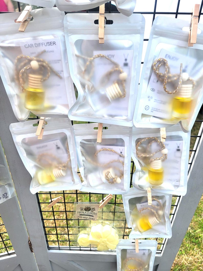 Essential Oil Car Diffuser – Long-lasting Scent | Peppermint, Orange ...