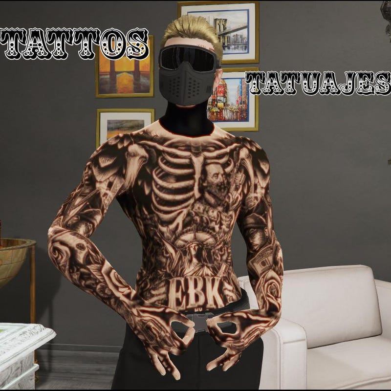 Fivem Tattoos Packs - Etsy