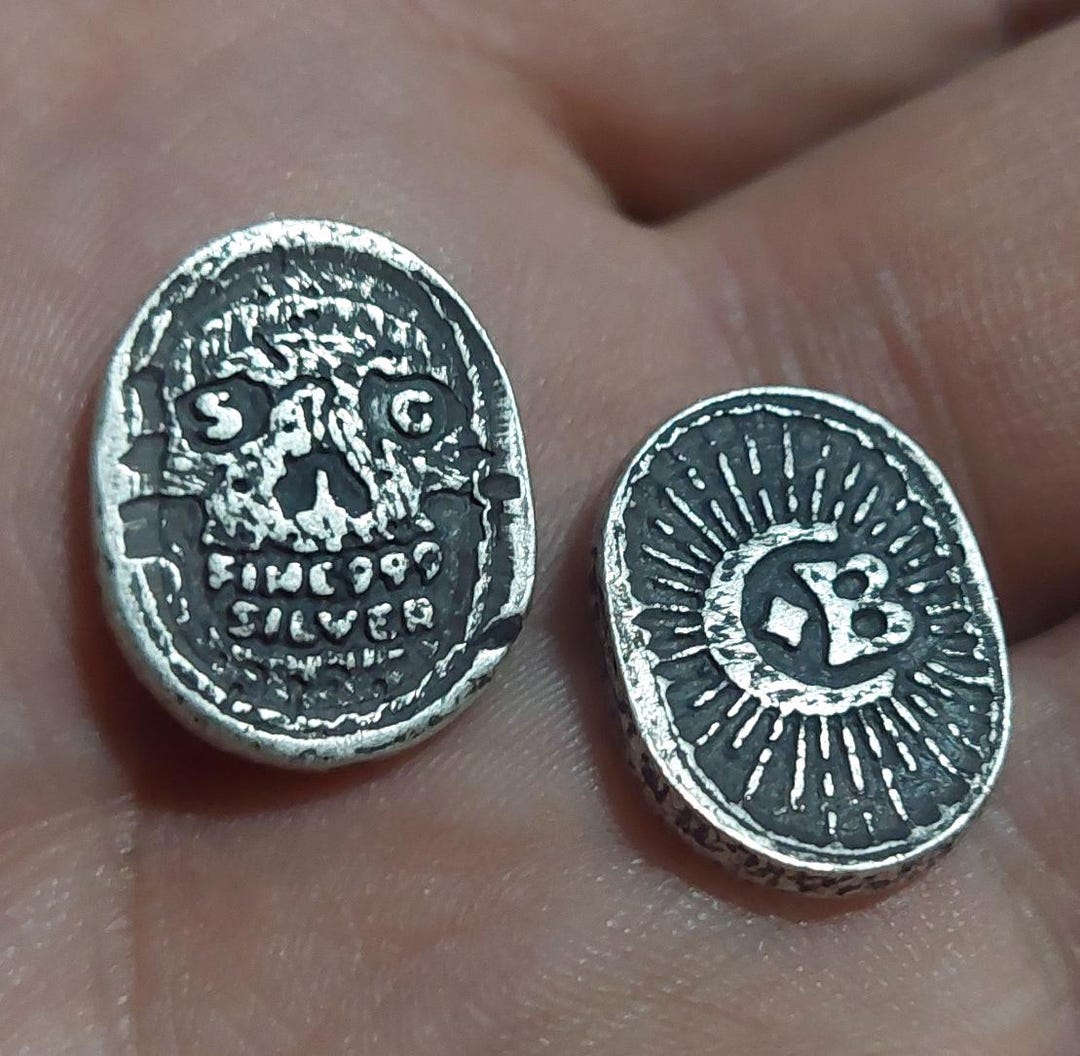 Skull Frac, Logo on Reverse - 5 Grams Silver (1pc. 5g) - 999 Fine ...