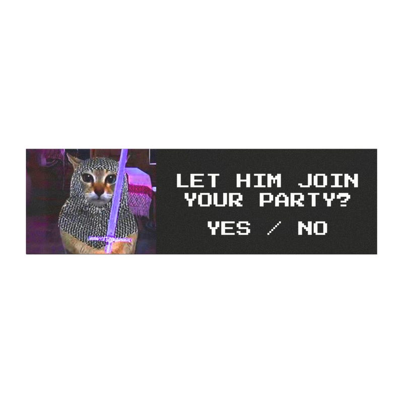 Cat Bumper Magnet Funny - Etsy