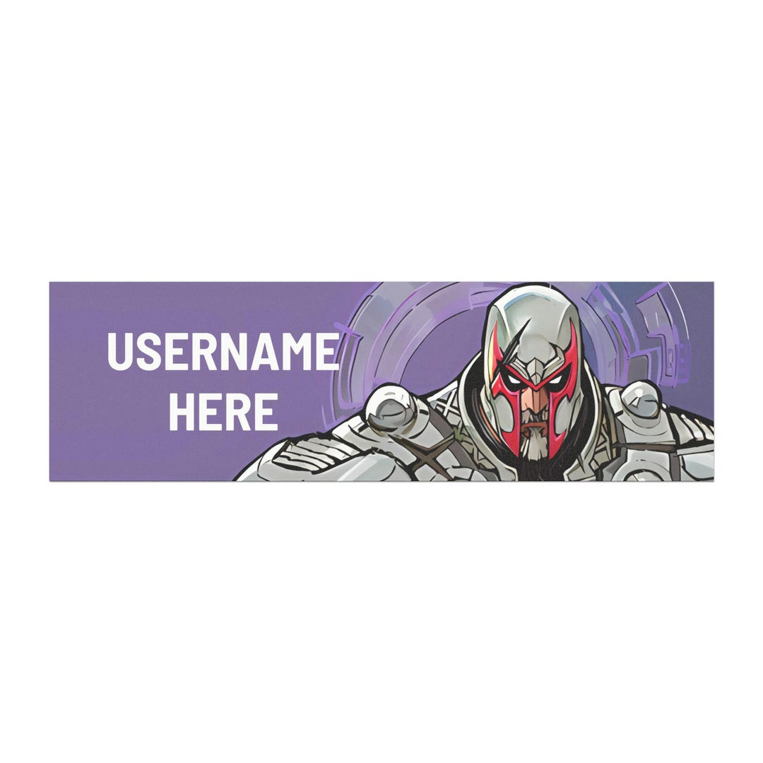 CUSTOM Username Gamer Tag Marvel Rivals Magneto Car Magnet, Video Game ...