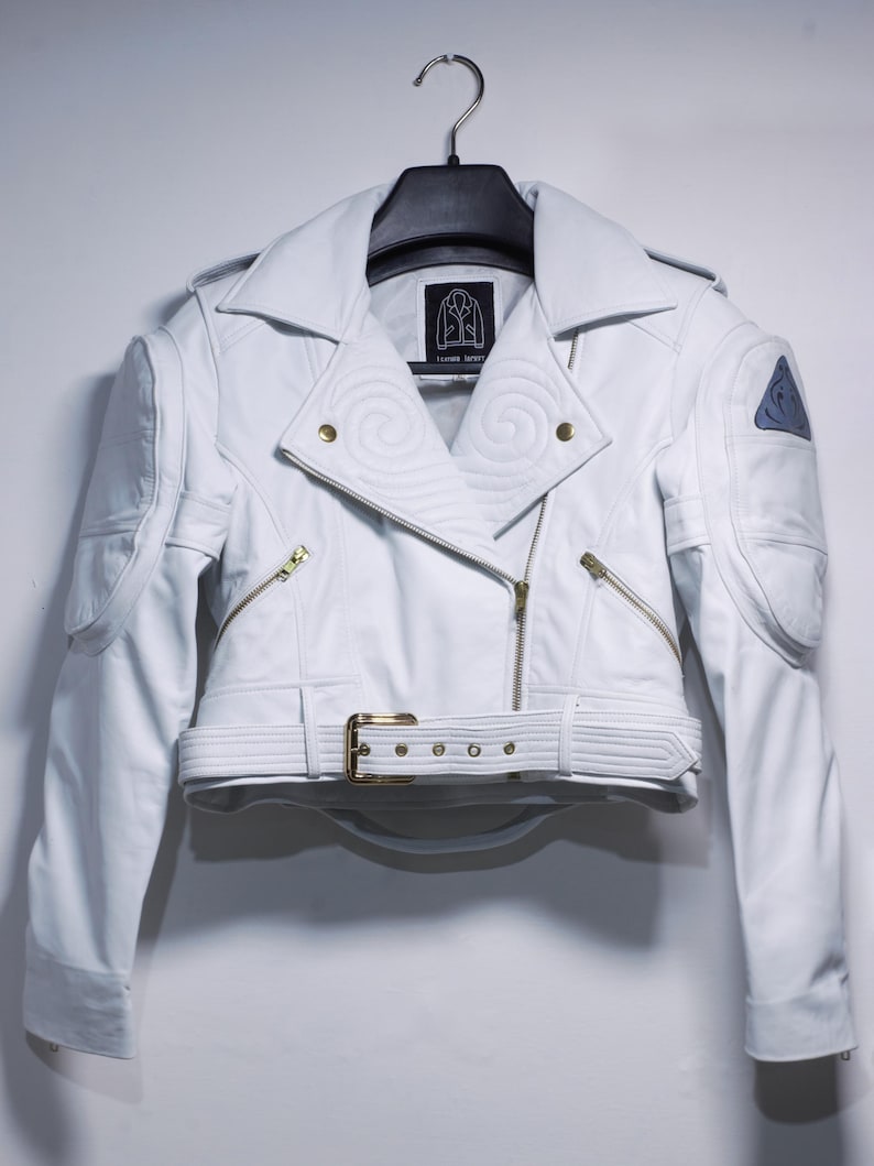 Devil May Cry 5 Lady White Leather Jacket - DMC 5 Lady Cosplay Costume ...