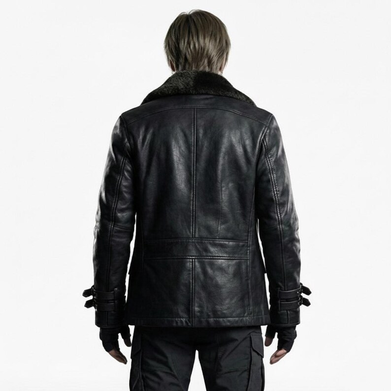 Resident Evil Requiem Leon S Kennedy Leather Jacket - RE9 Leon Cosplay ...