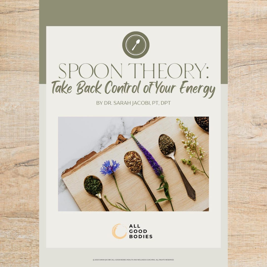 Spoon Theory Printable | Neurodivergent & Chronic Illness Energy ...