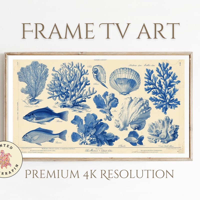 Coral Frame - Etsy