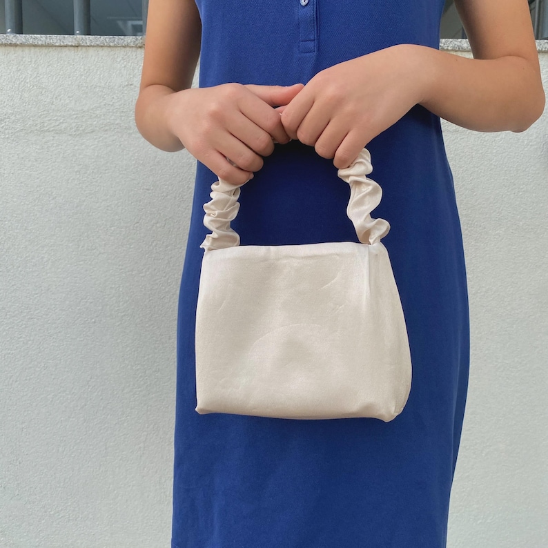 Satin Evening Bag Sewing Pattern PDF: Beginner Friendly Video Tutorial ...