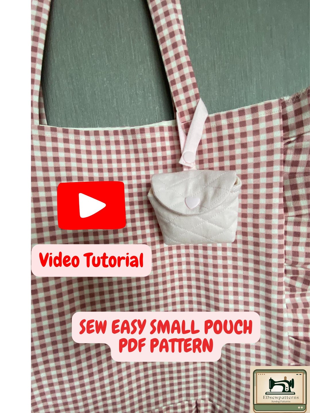 Easy Sewing AirPod Pouch PDF Sewing Pattern Beginner-friendly Small Bag ...