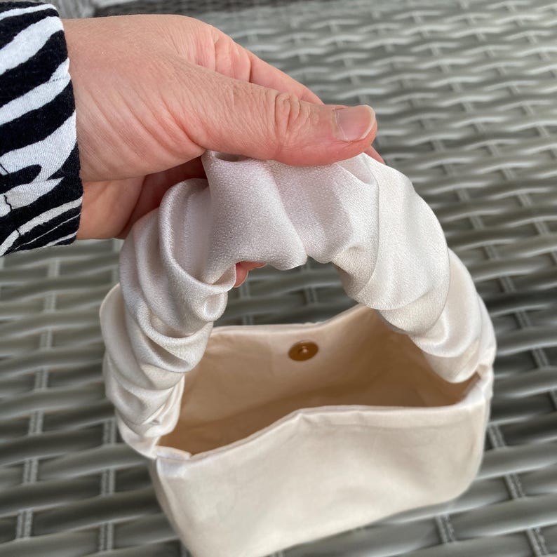 Satin Evening Bag Sewing Pattern PDF: Beginner Friendly Video Tutorial ...