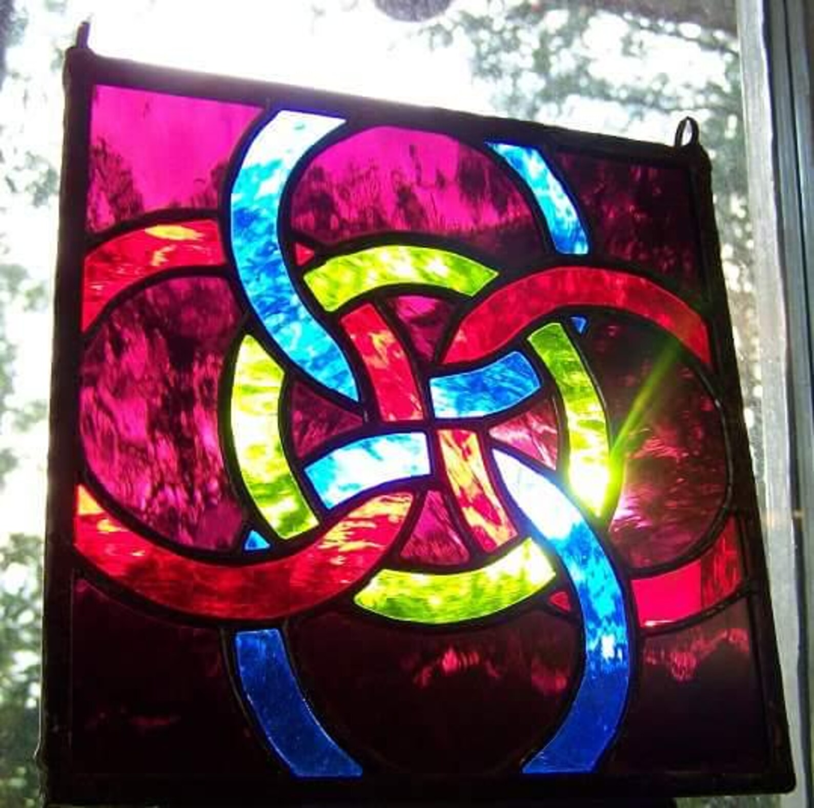 PATTERN for Five-fold Celtic Symbol Stained Glass - Etsy