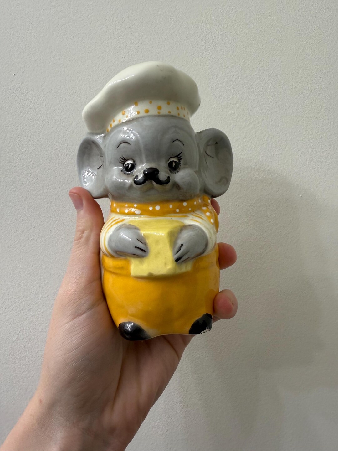 Vintage Chef Mouse Cheese Shaker - Etsy