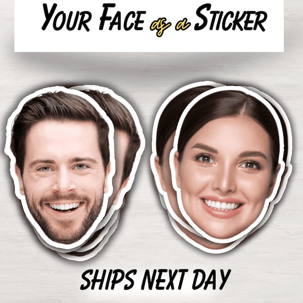 Custom Face Stickers - Etsy
