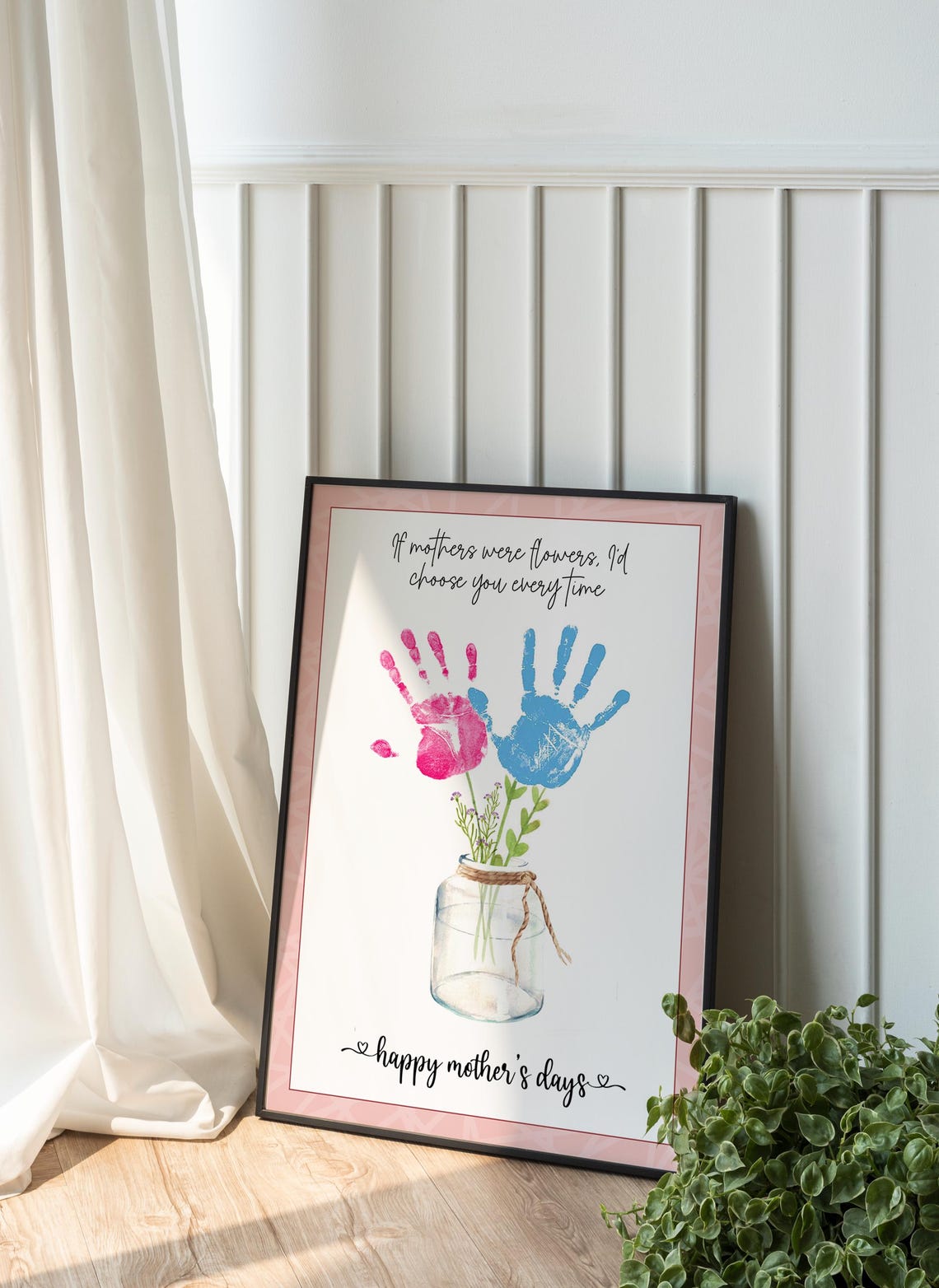 Mother's Day Handprint Craft, Gift for Mom, Handprint Craft, Mother's ...