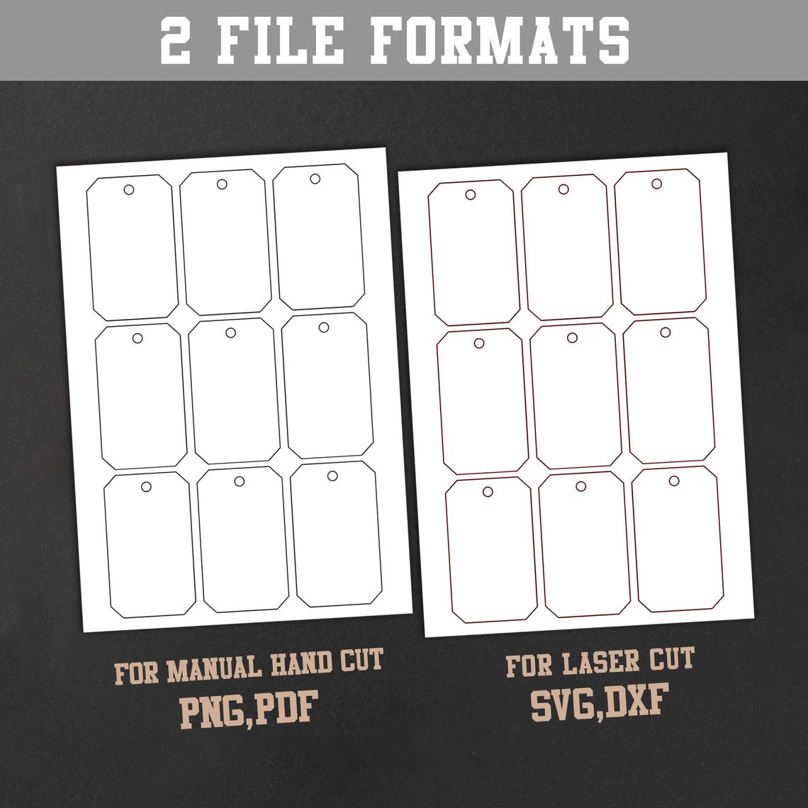 Printable Blank Product Tag Templates for Price Tags, Welcome Bag Tags ...