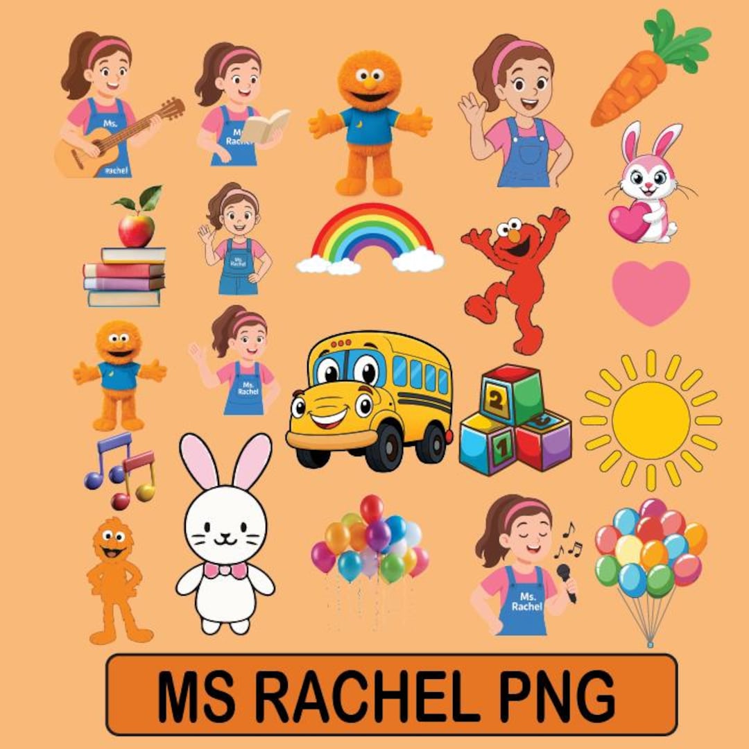 Ms Rachel Cliparts, Ms Rachel SVG, Ms Rachel T Shirt Design, Ms Rachel ...