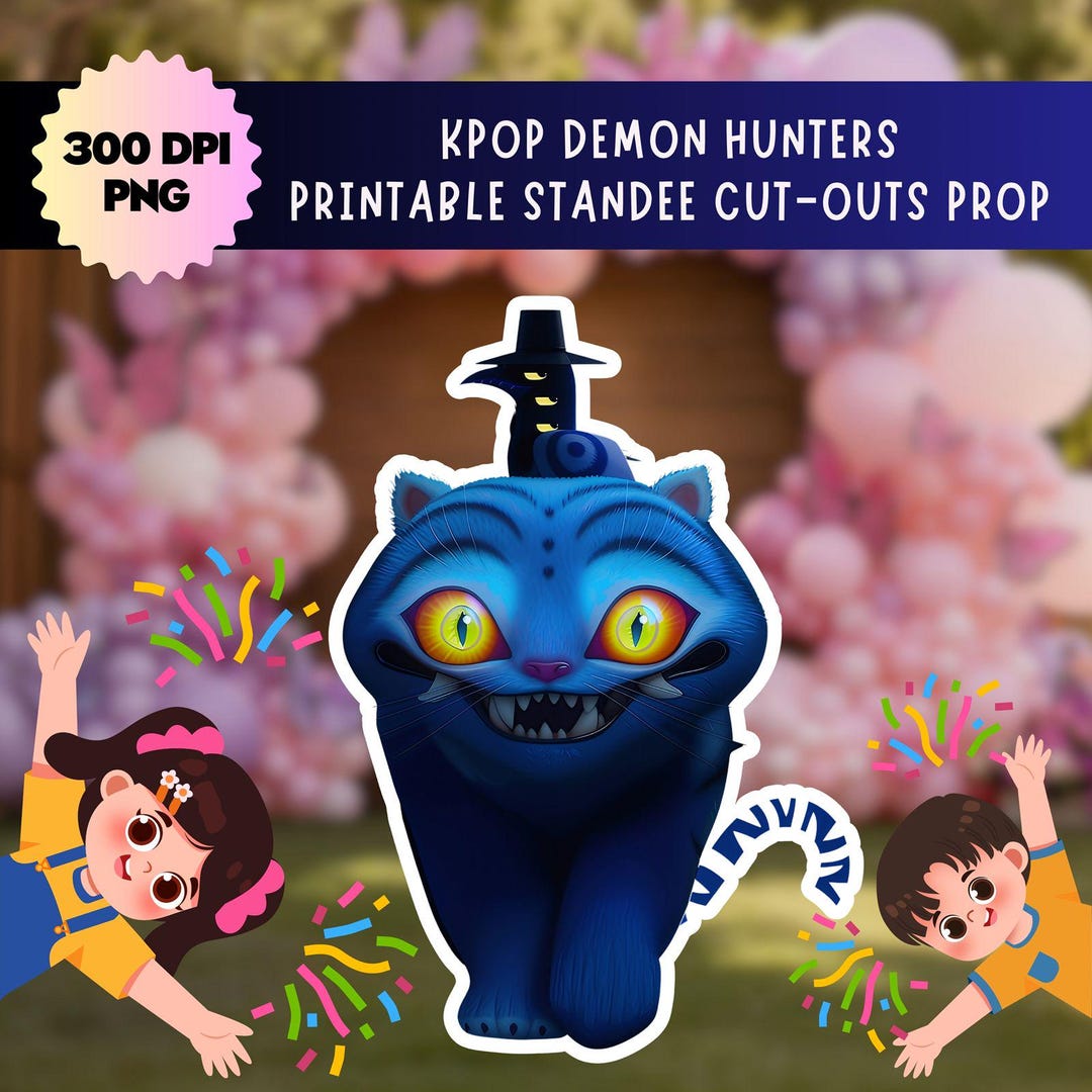 Printable Derpy Sussie Standee Cut Outs Backdrop, Kpop Demon Hunters ...