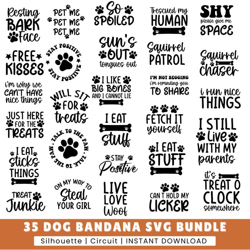 Dog Bandana Canvas - Etsy