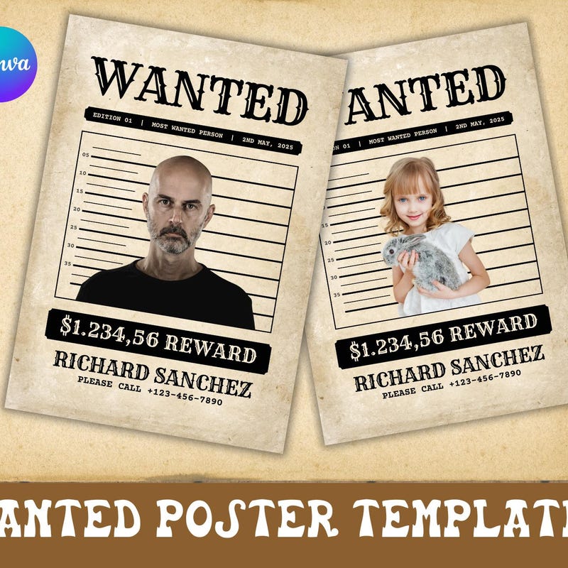 Halloween Wanted Poster - Etsy