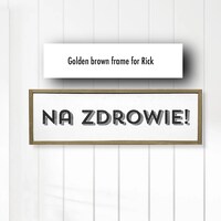 Na Zdrowie, Cheers Sign, Polish Quote, Home Bar Decor - Etsy