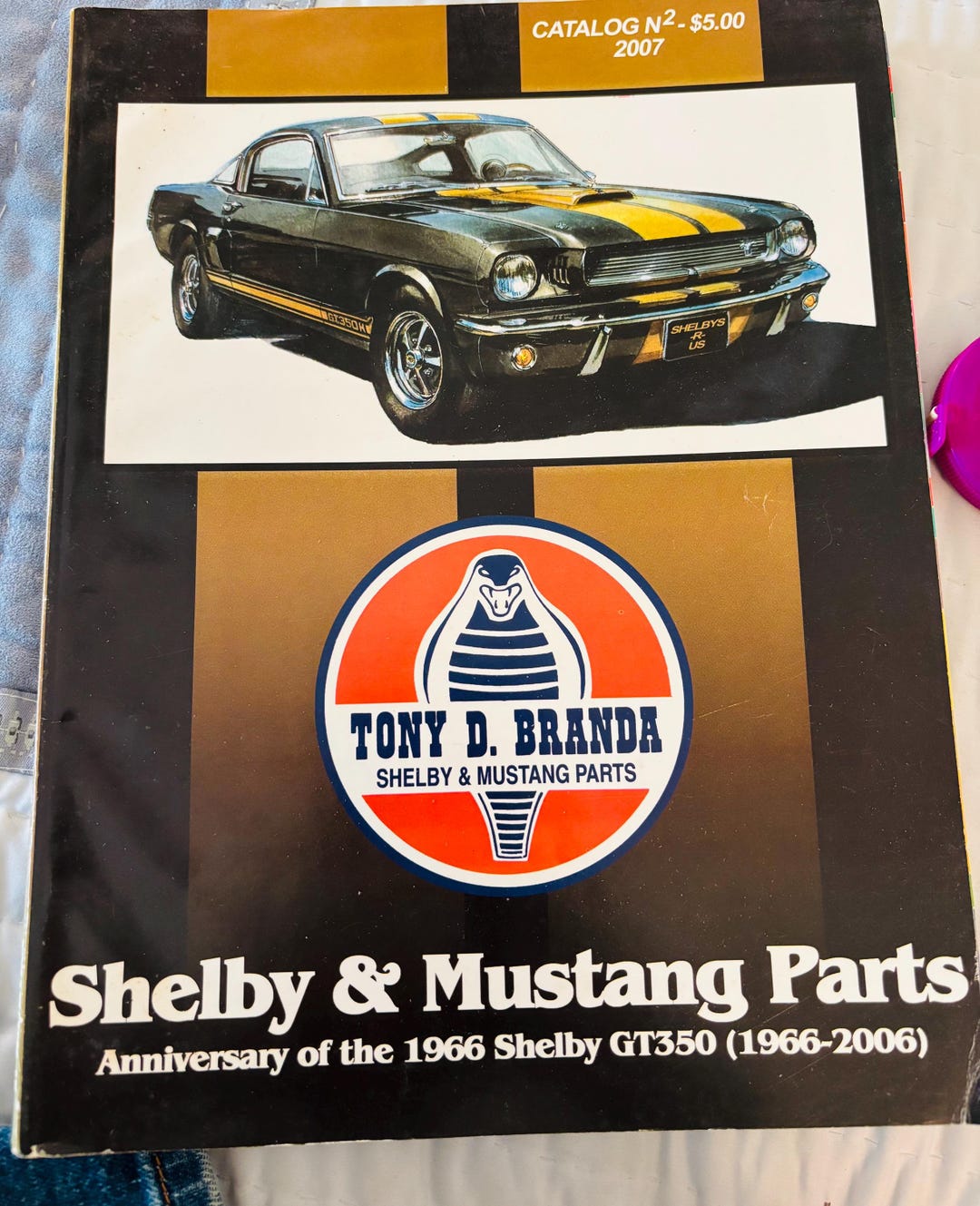 Tony D. Branda Shelby & Mustang Part Guide - Etsy