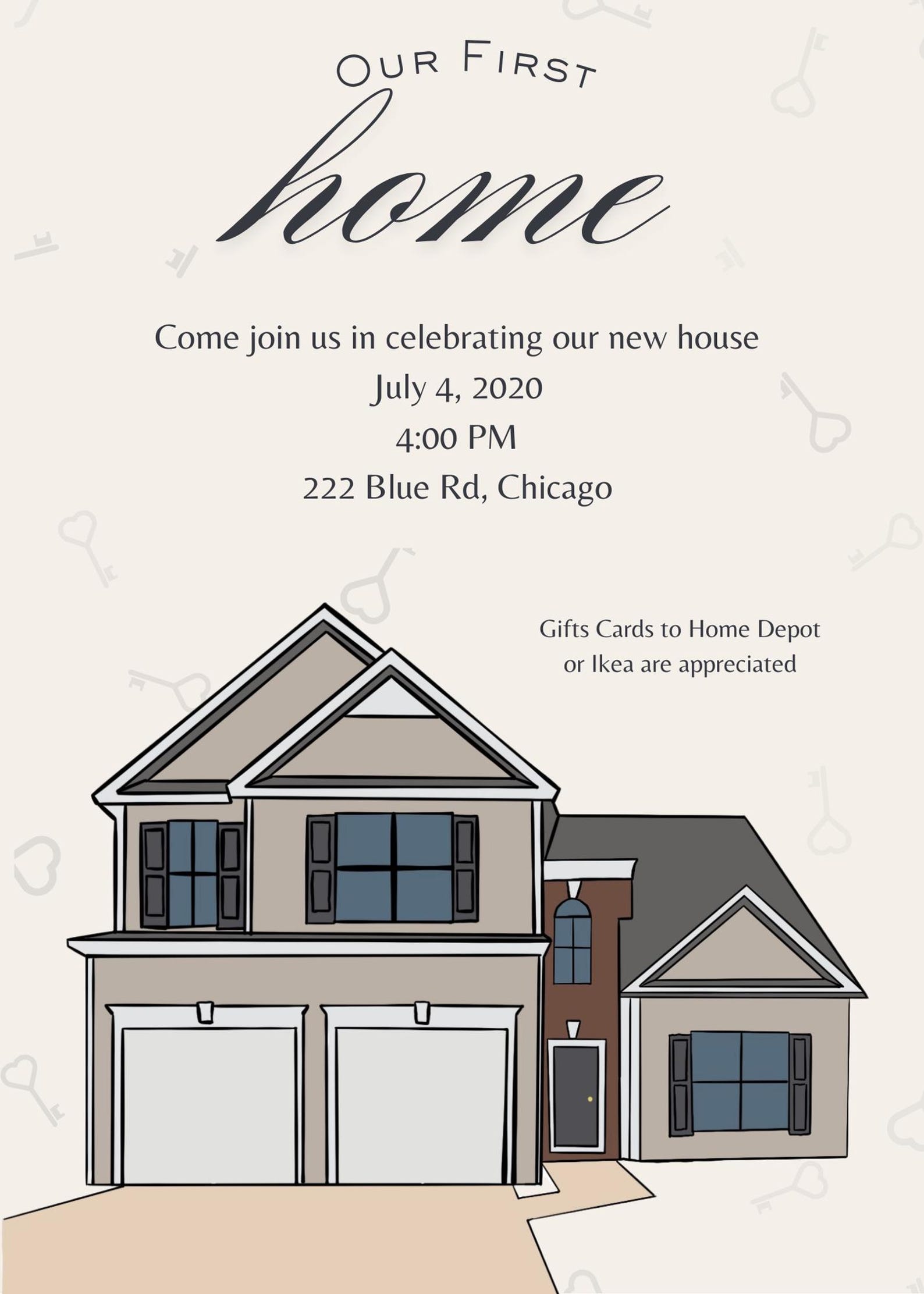 Custom House Warming Invitation - Etsy