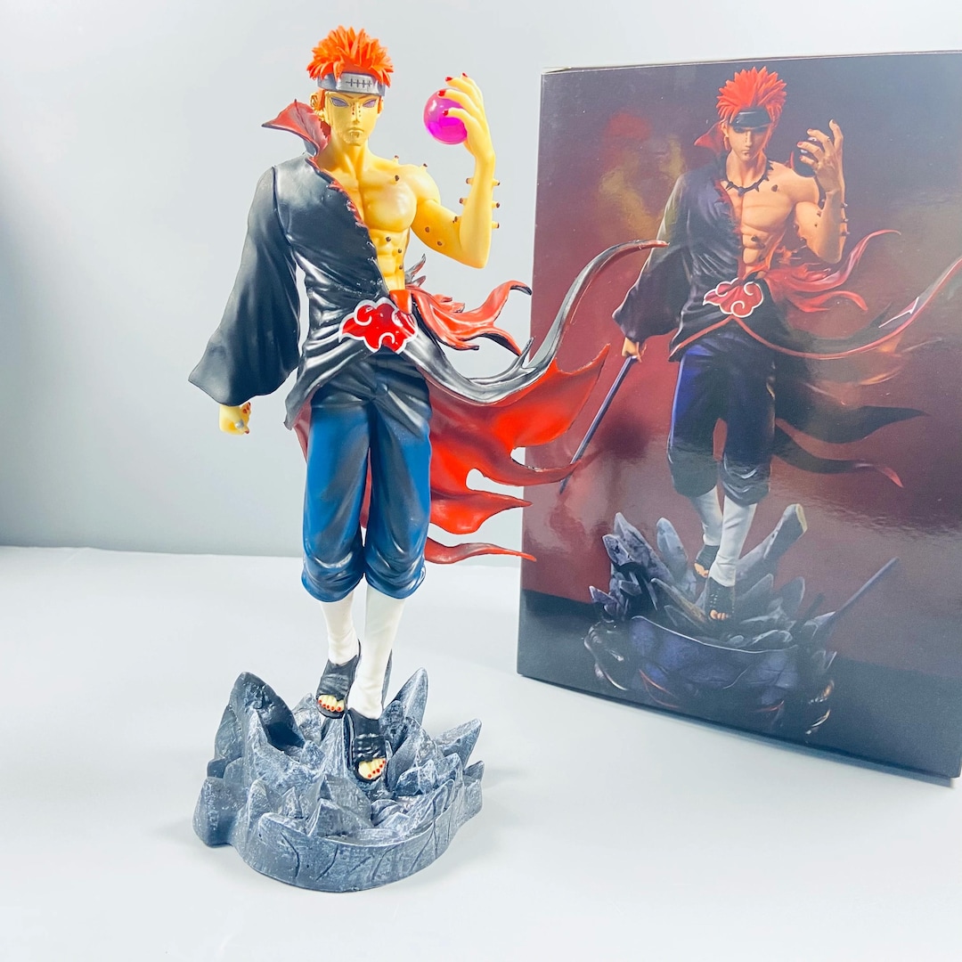 Handmade Pain Nagato Naruto Figurine, Detailed Pain Akatsuki Statue ...