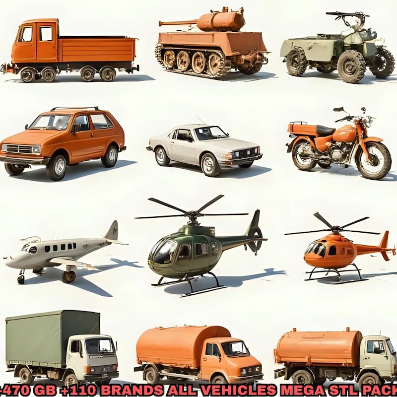 Trucks 3d Print Files - Etsy UK