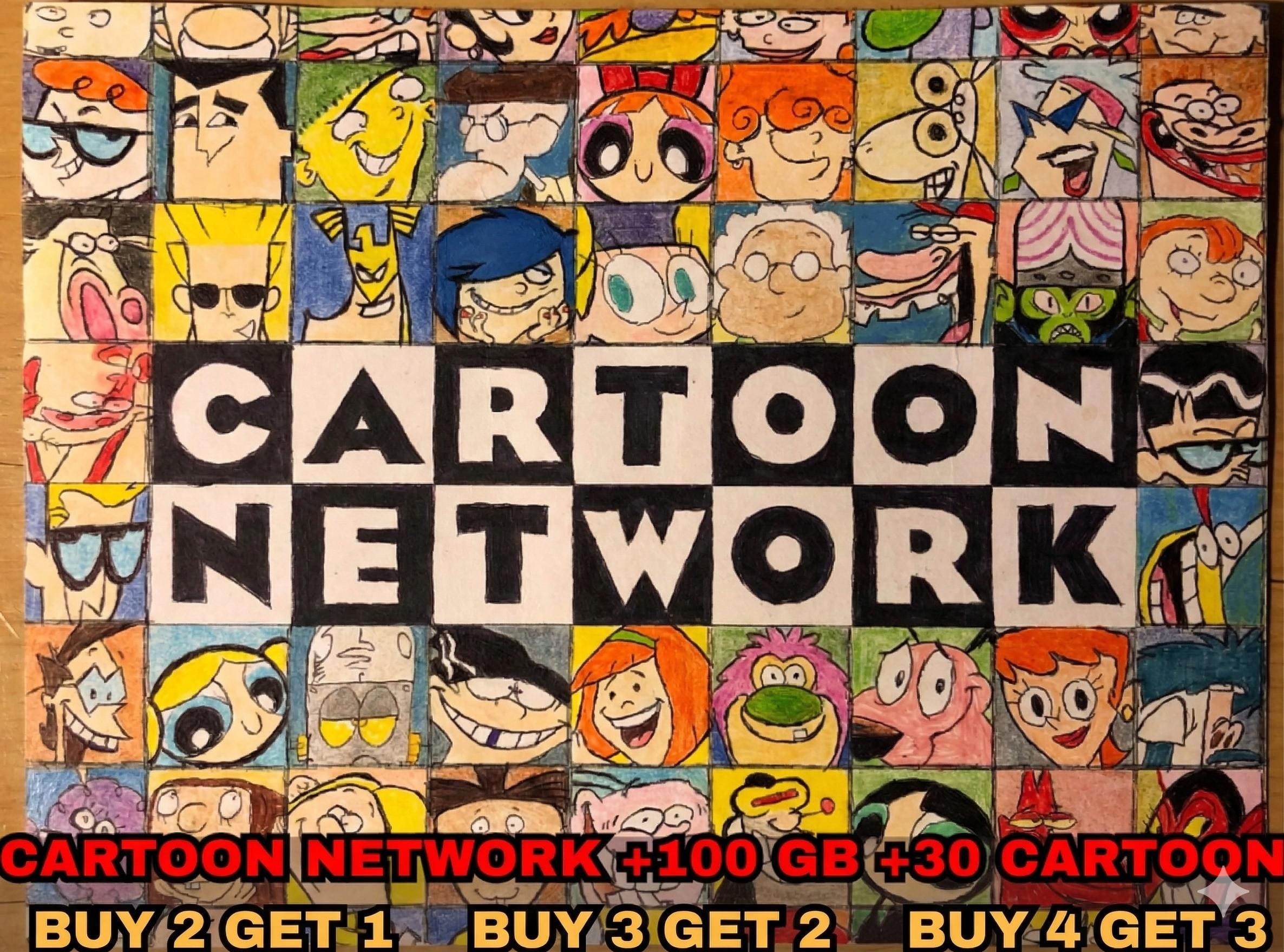 Cartoon Network +100 GB +30 Cartoon Stl Pack - Etsy