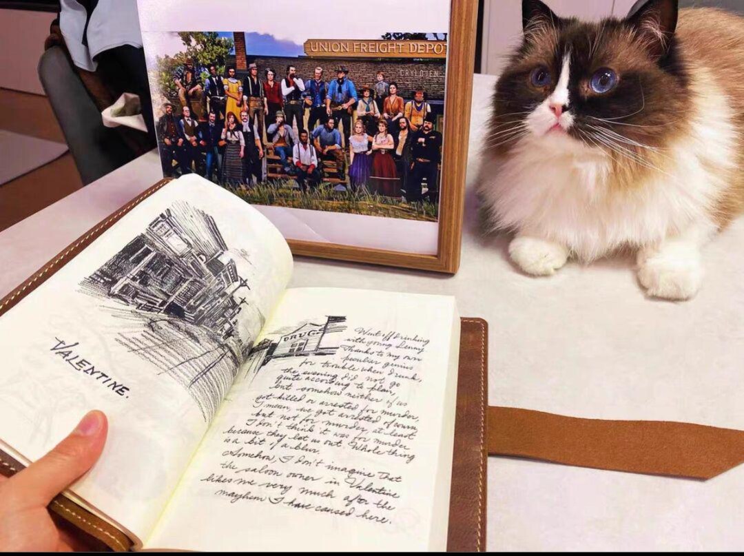 Arthur Morgan Journal Rdr2 Cosplay Arthur's Journal Video Game Props ...