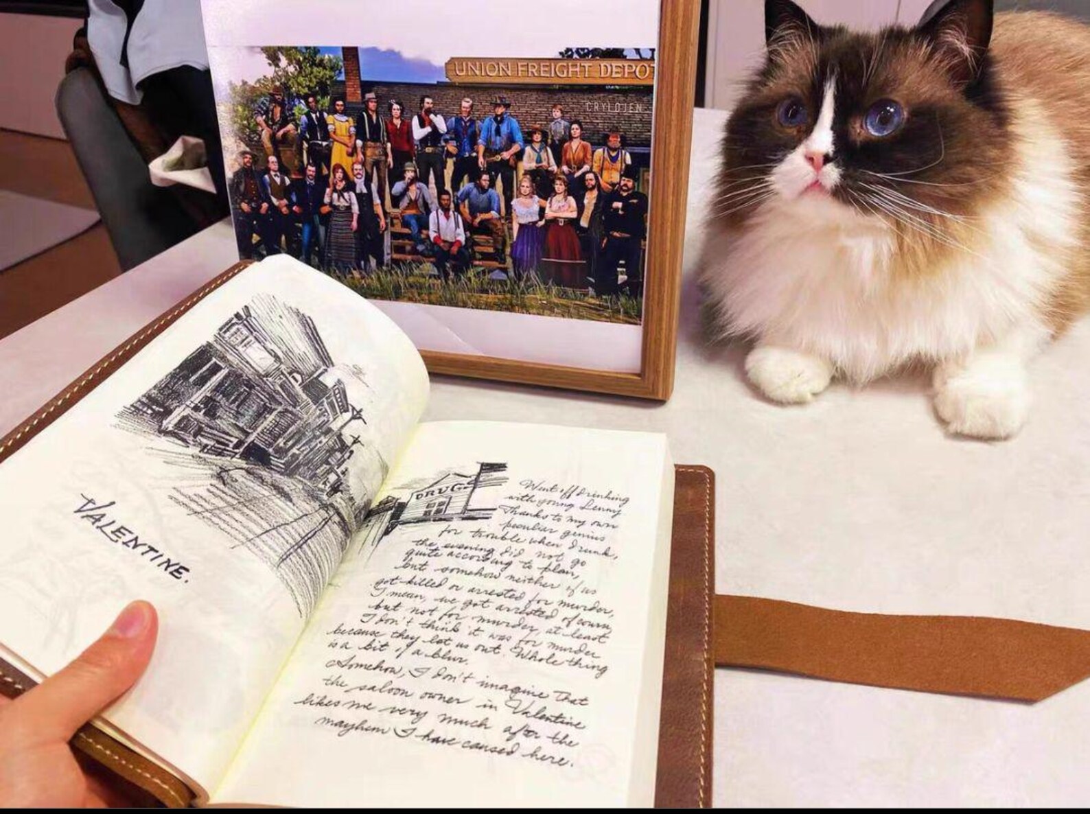 Arthur Morgan Journal Rdr2 Cosplay Arthur's Journal Video Game Props ...