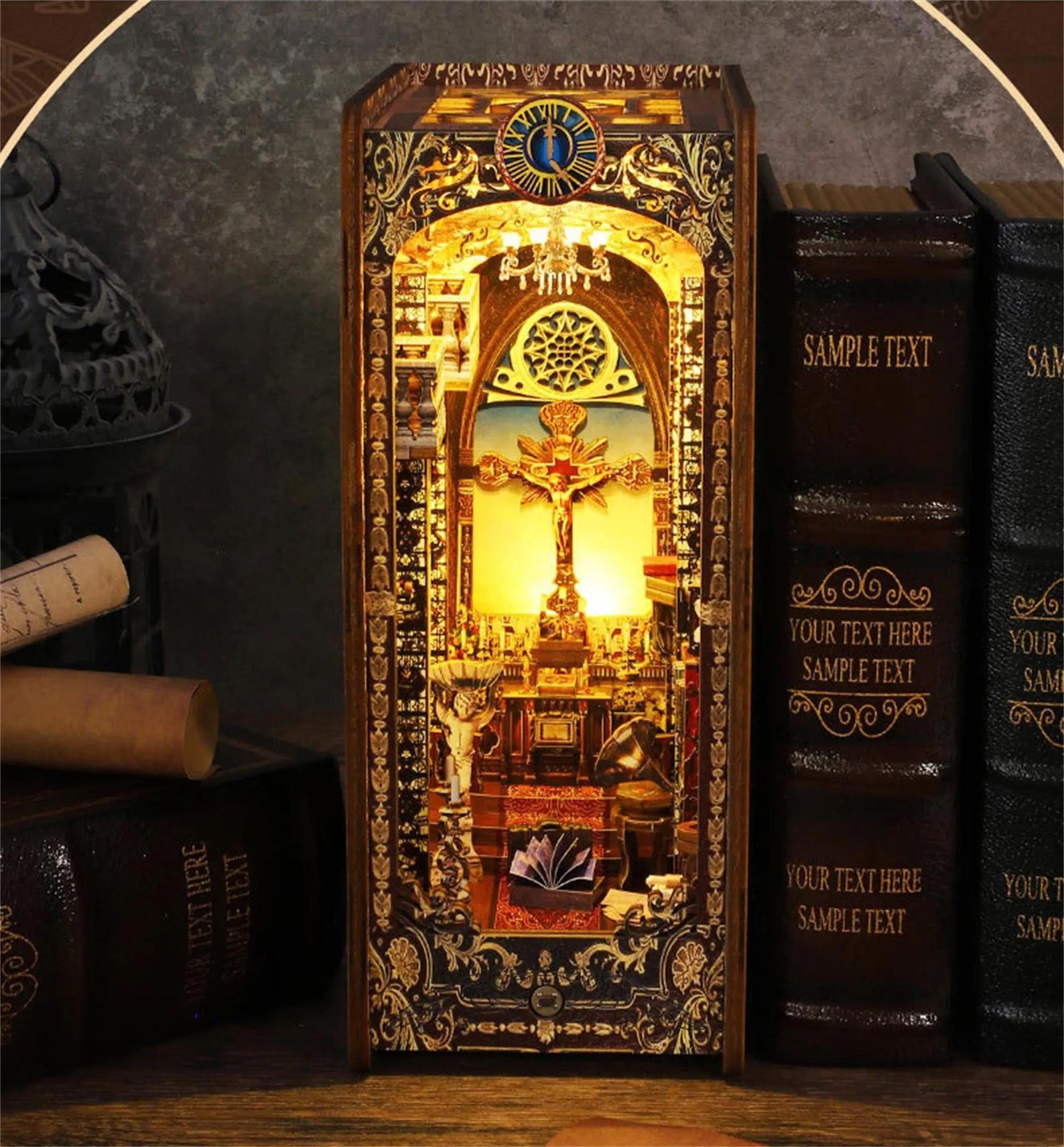 The Covenant Church,booknook,diorama,desk Decoration,book Nook Diorama ...