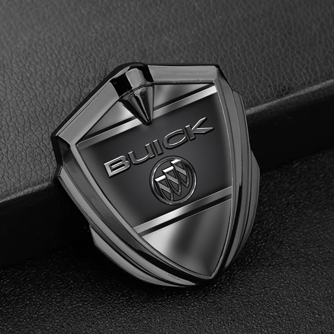Buick Self-adhesive Badge Metal Shield Fender Emblem Rear Window ...