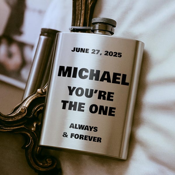 Personalized Flask - Etsy