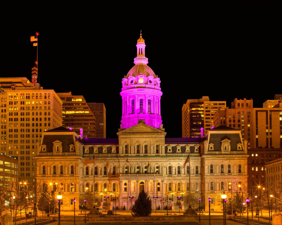 Baltimore Art, Baltimore Celebrates Ravens Post Season, Fine Art Color ...