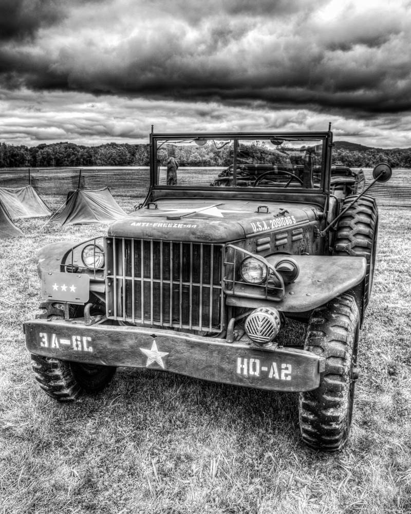 WW2 Command Car, Fine Art Photography, Black and White Photography - Etsy