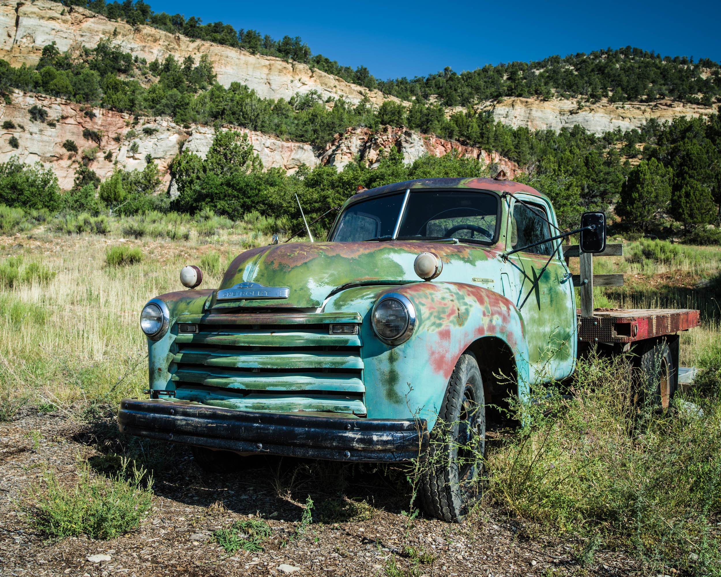 Old Rusty Chevy Trucks