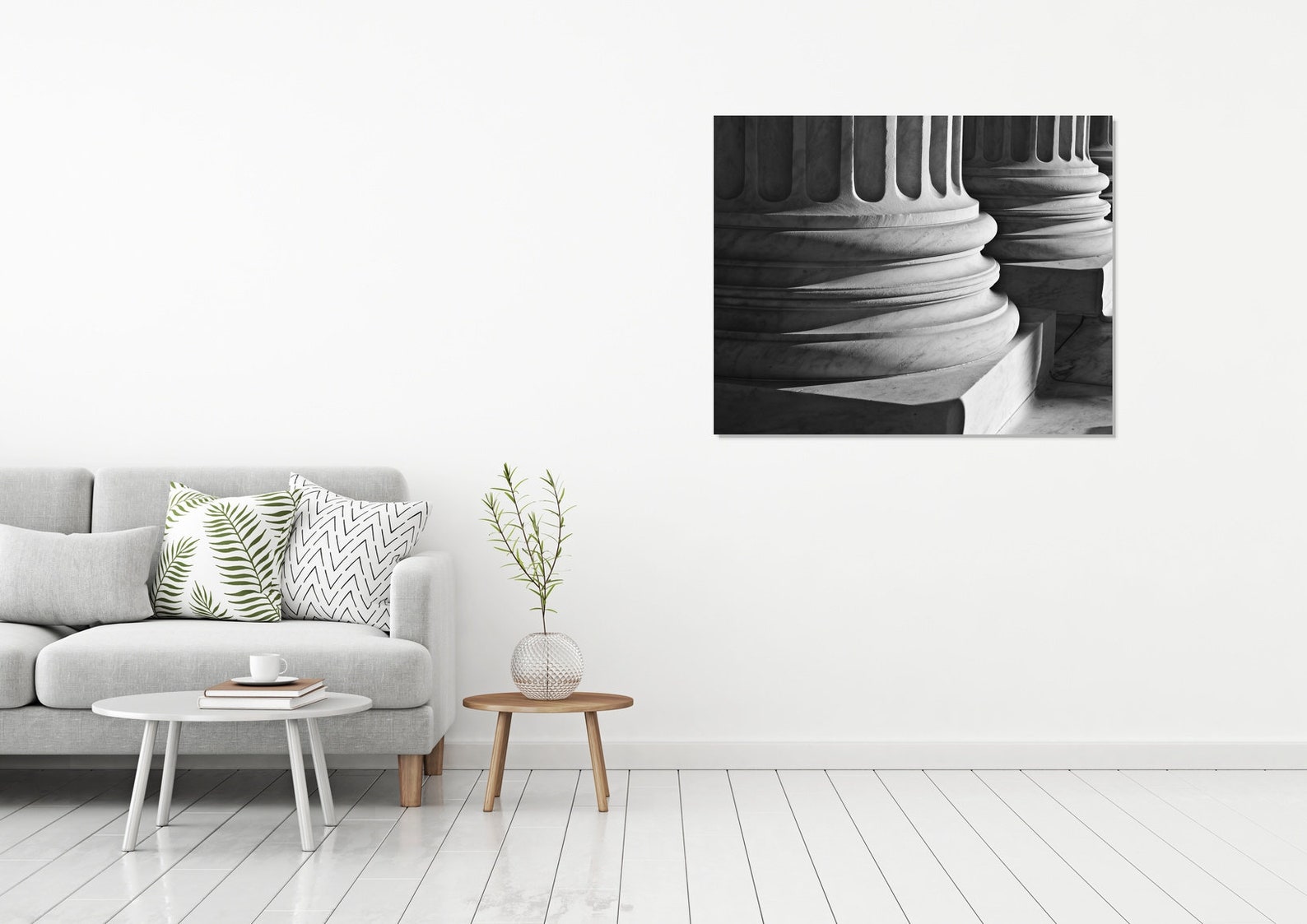 Washington DC Art, Columns and Shadows, Black and White Fine Art ...