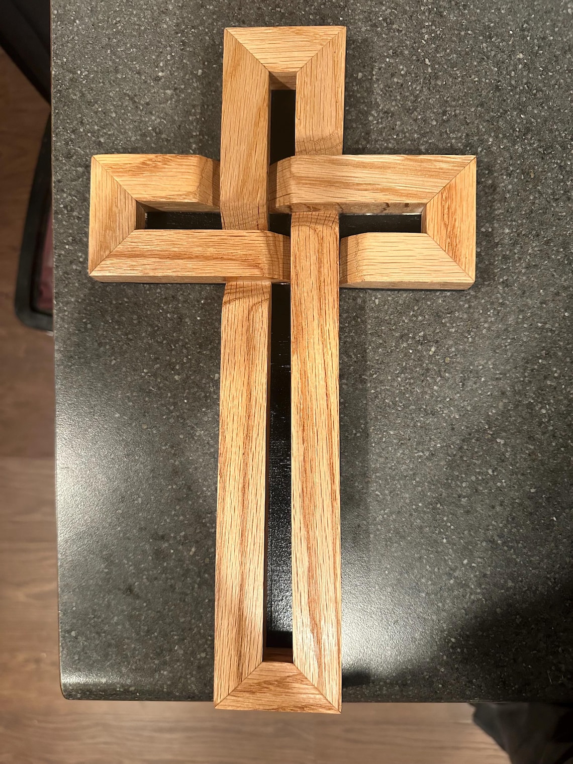 Hand Crafted Wood Cross - Natural Grain Wall Decor - Etsy